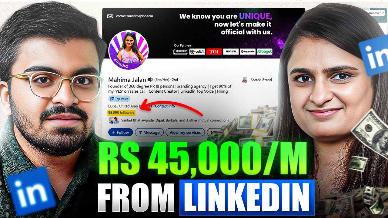 49k Per Month From LinkedIn🤯 | Leveraging Social Media To Get Clients ...