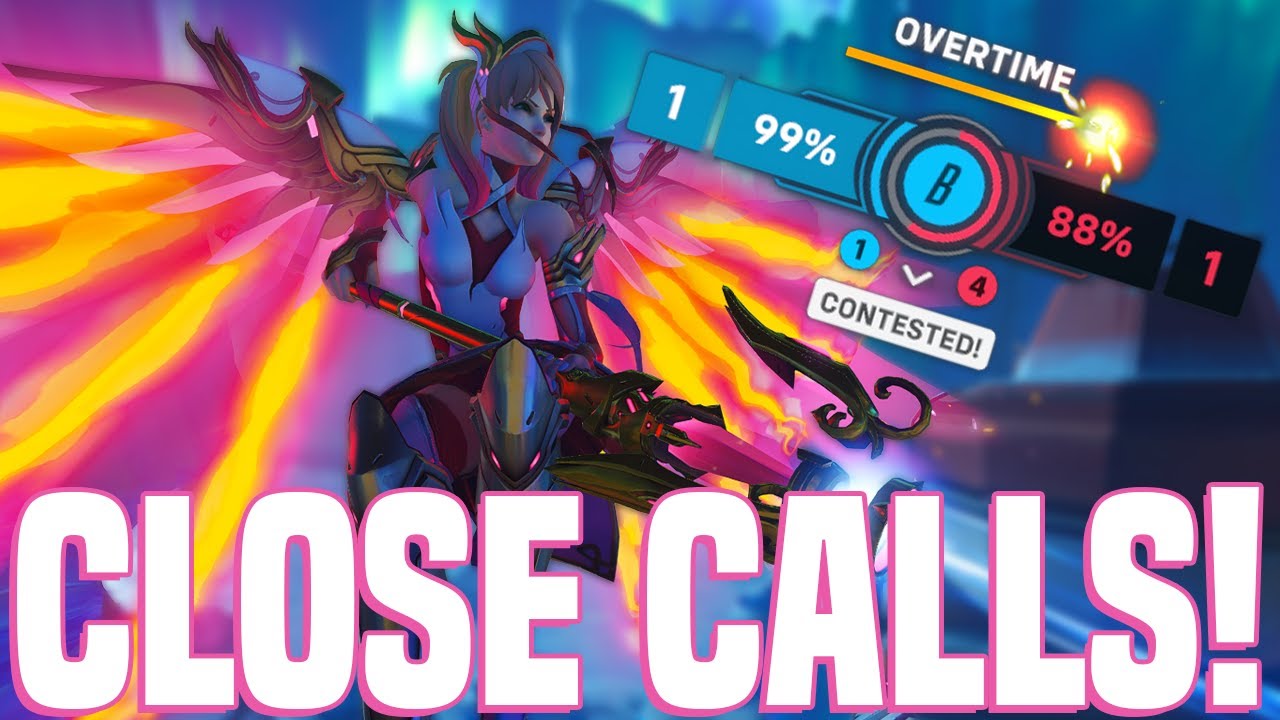 Close Call in the Final Fight! - 🌸 Rose Gold Mercy Gameplay - YouTube