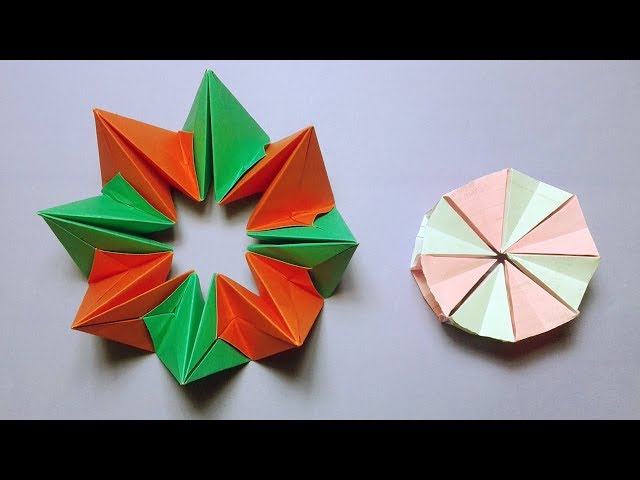 Diy How To Fold An Easy Origami Magic Circle Fireworks Now Fold Left.