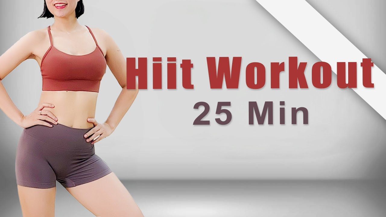 25 Min Killer Cardio Workout To Burn Lots of Calories Hiit Workout ...