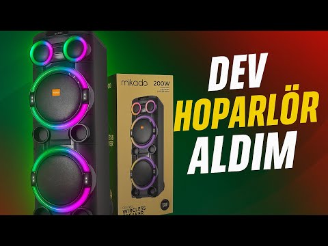 200W GÜCÜNDE DEV HOPARLÖR ALDIM Mikado MD-104KP