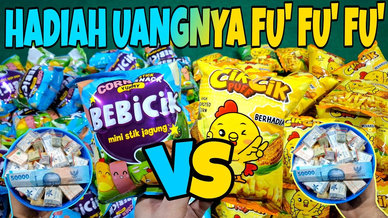 ABLAG2AN DAH AAAH!!! UNBOXING CIKI BEBICIK vs CIK CIK PUFF BERHADIAH ...