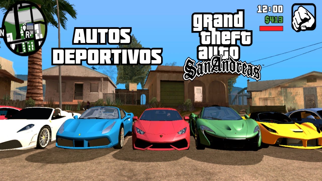 Pack De Autos Deportivos Para Gta San Andreas Android 2021 Especial