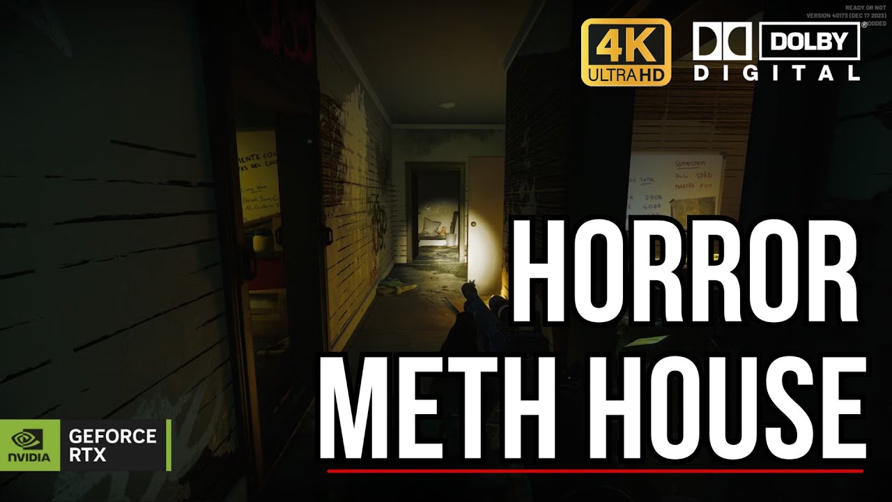 Scariest Meth House | 4k 60fps | Ready or Not - YouTube