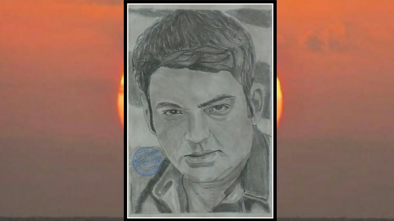 The Kapil Sharma Drawing | How To Draw Kapil Sharma - YouTube