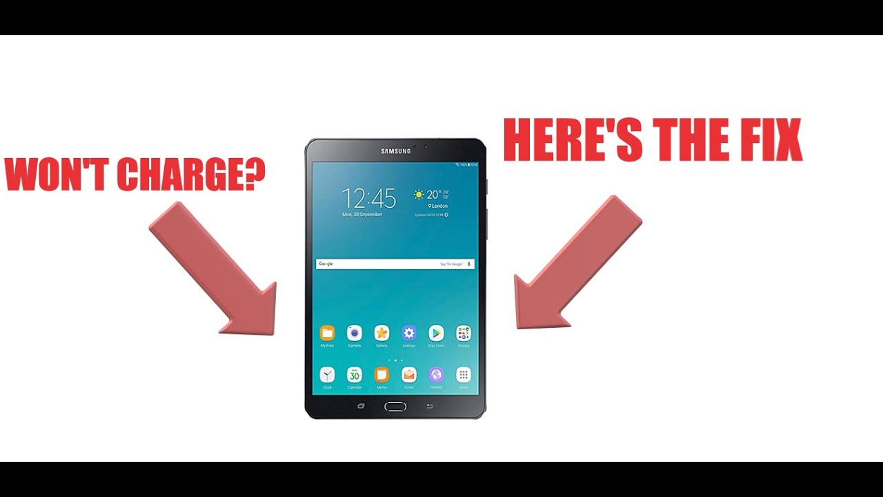 How To Fix Samsung Galaxy Tab S2 Won't Charge - YouTube