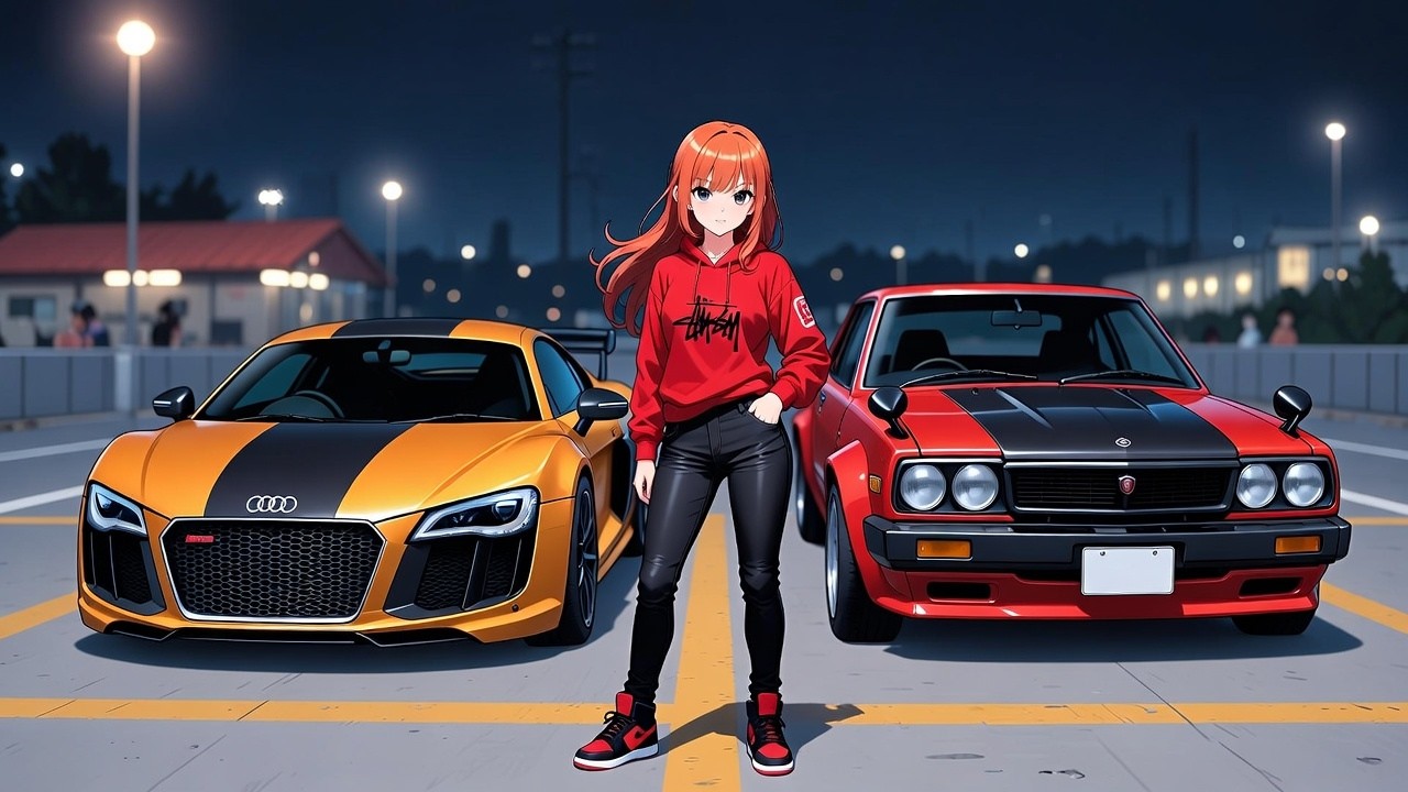 Initial D Anime - Midnight Racing Girl | City Pop x Eurobeat AMV | 夜の ...