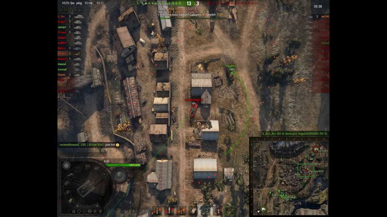 World of Tanks - S-51 Tier 7 Russian Artillery - Beast Mode! - YouTube