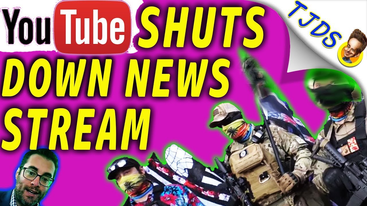 News Stream Shut Down! Reporter SILENCED Covering Right Wing Rally ...