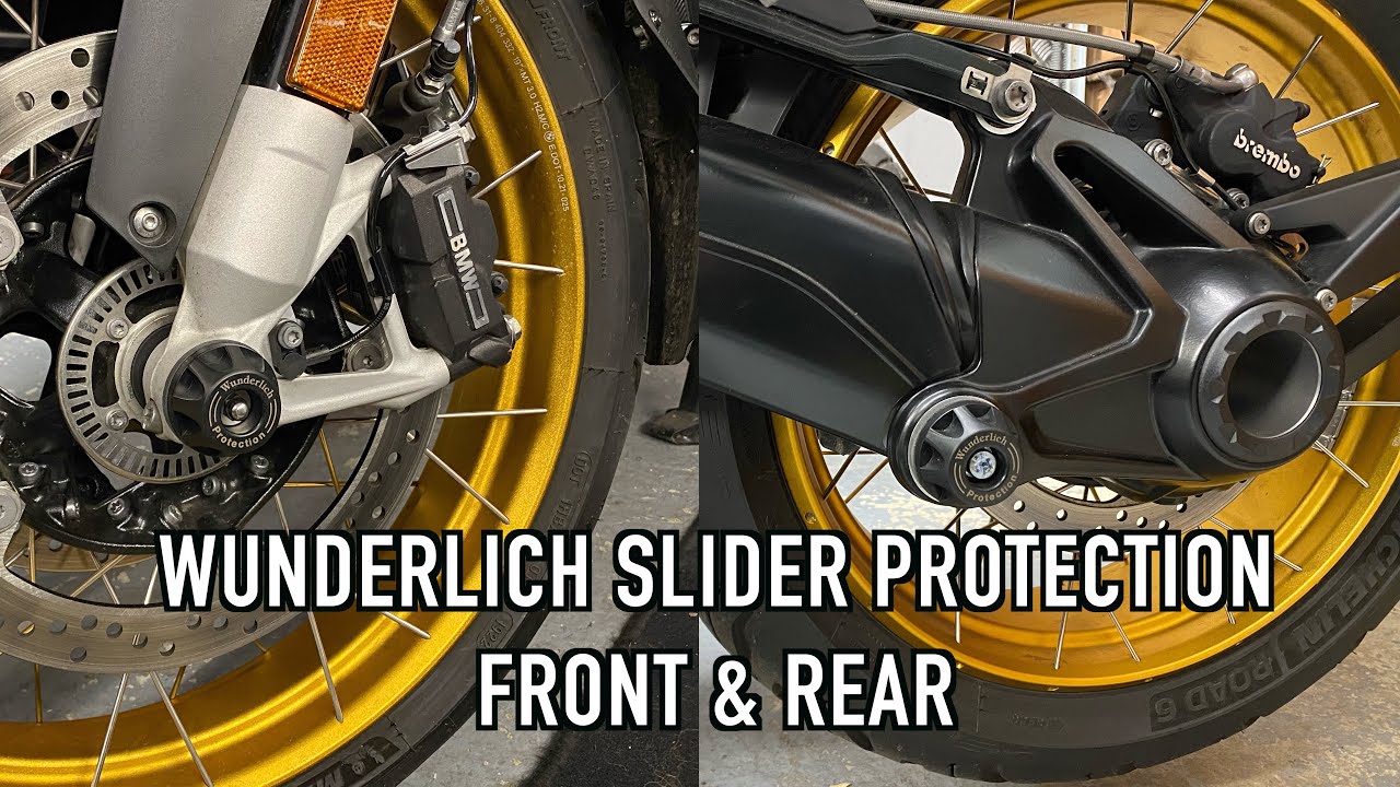 How to install the Wunderlich front fork and rear swing arm slider ...