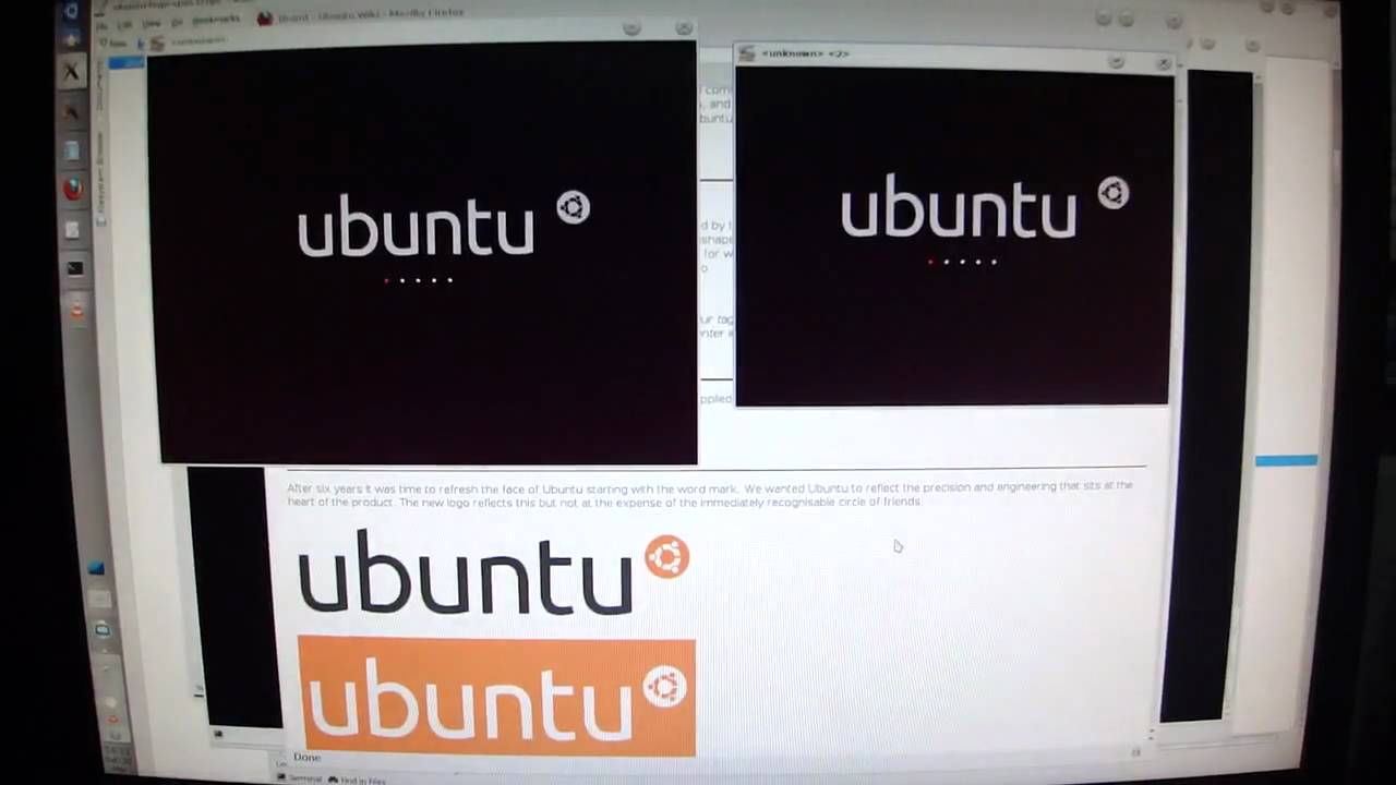 Ubuntu Plymouth Simple Theme With Spinning COF - YouTube