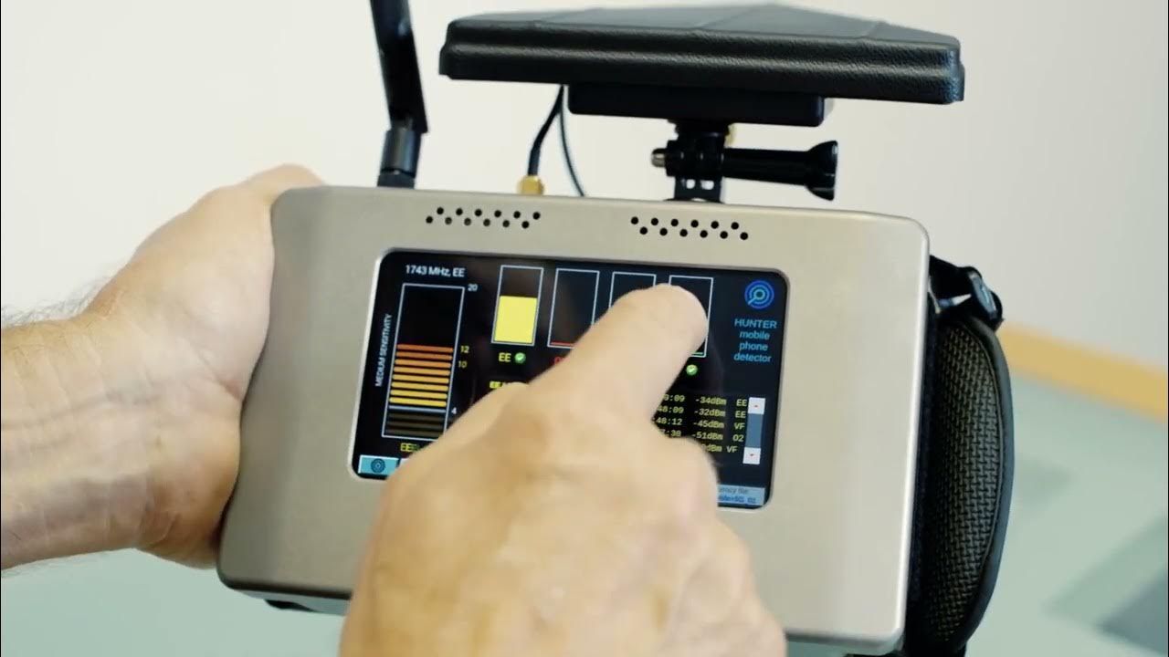 Detektor mobilních telefonů Comms-Tek Hunter (2G-5G, WiFi, Bluetooth) - YouTube