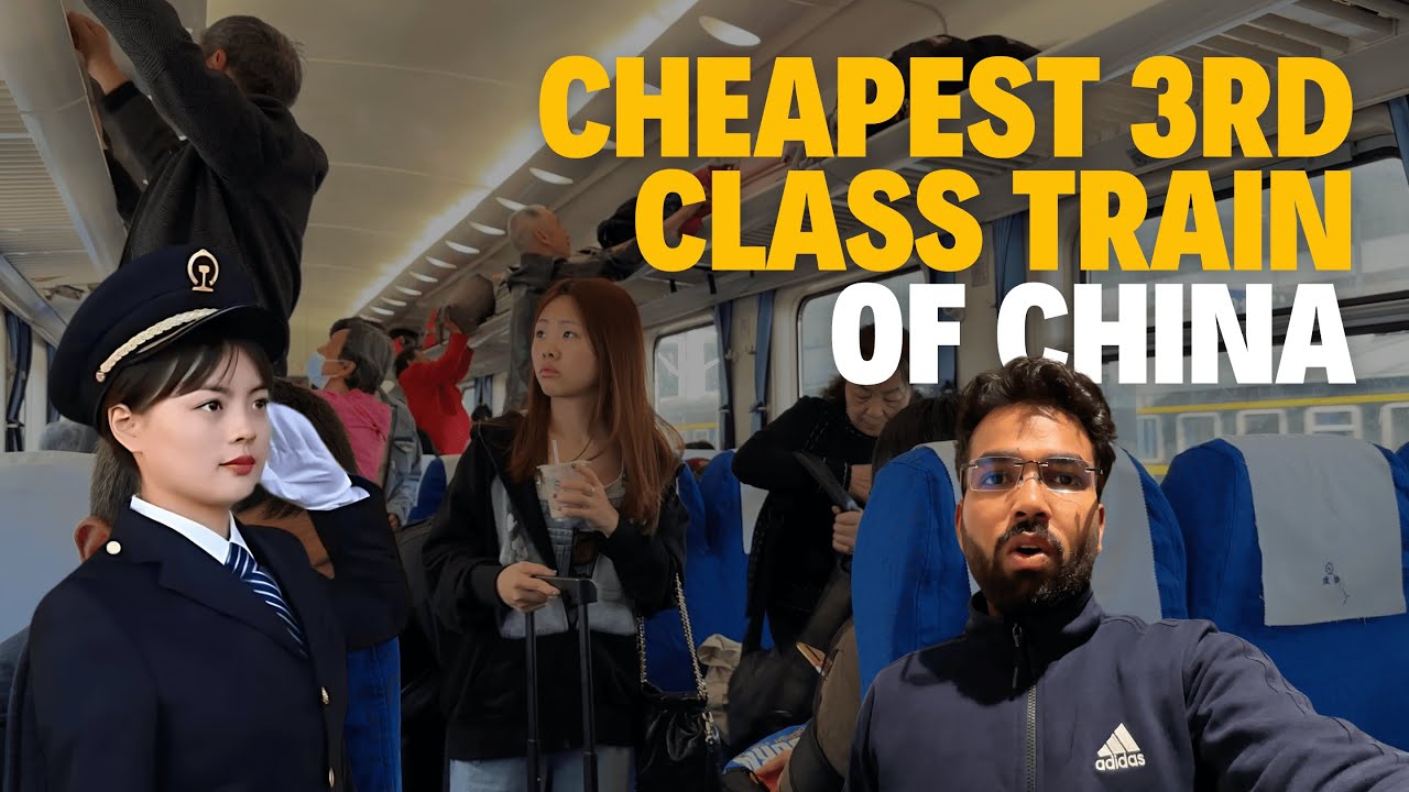 3rd Class Train Of China | Chongqing to Zhangjiajie 🇨🇳 | Vlog 126 ...