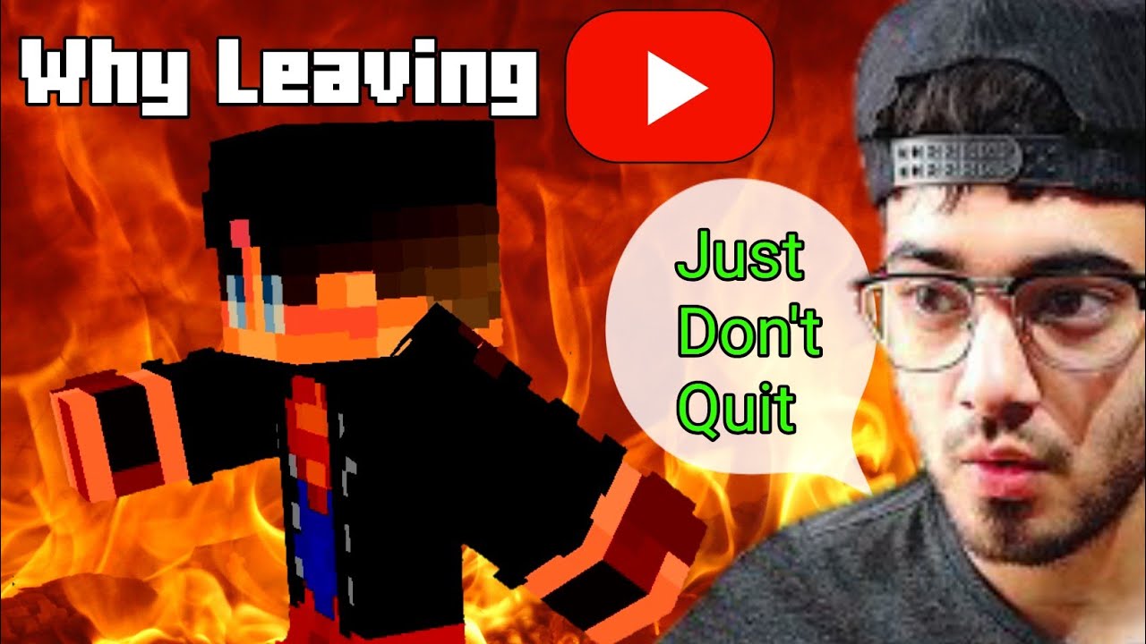 Why I am leaving minecraft and youtube? I am quitting😓@YesSmartyPie # ...