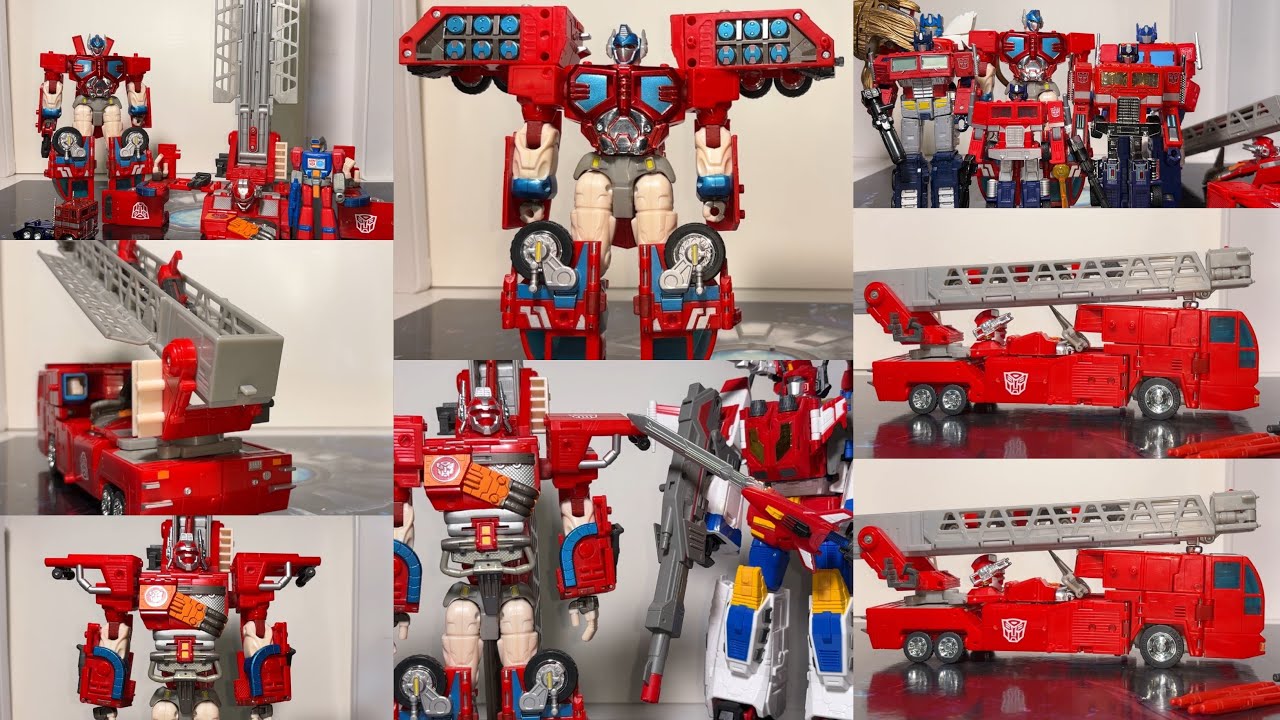 Transformers robots in disguise Optimus prime review. Super fire convoy ...