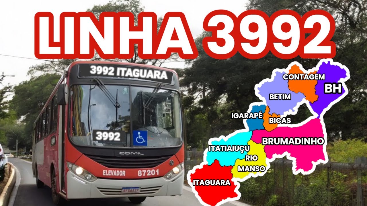 Linha 3992 | Itaguara / Belo Horizonte - YouTube