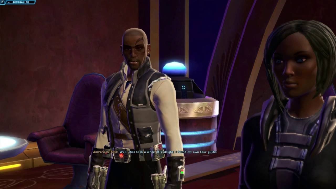 swtor: Andronikos Revel Romance Part 7 - Urtel fling - YouTube