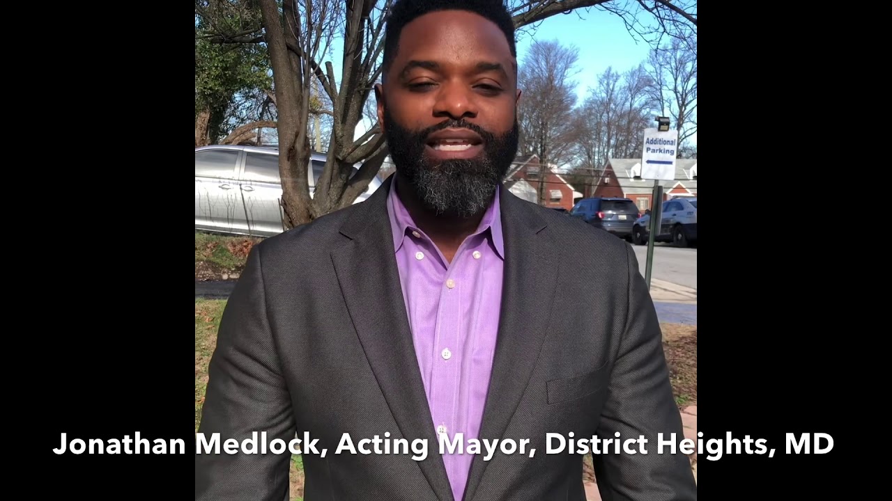 Jonathan Medlock, Acting Mayor of District Heights Supports the Prince ...