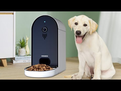 Dogness Smart Cam Feeder - automatic pet feeder - YouTube