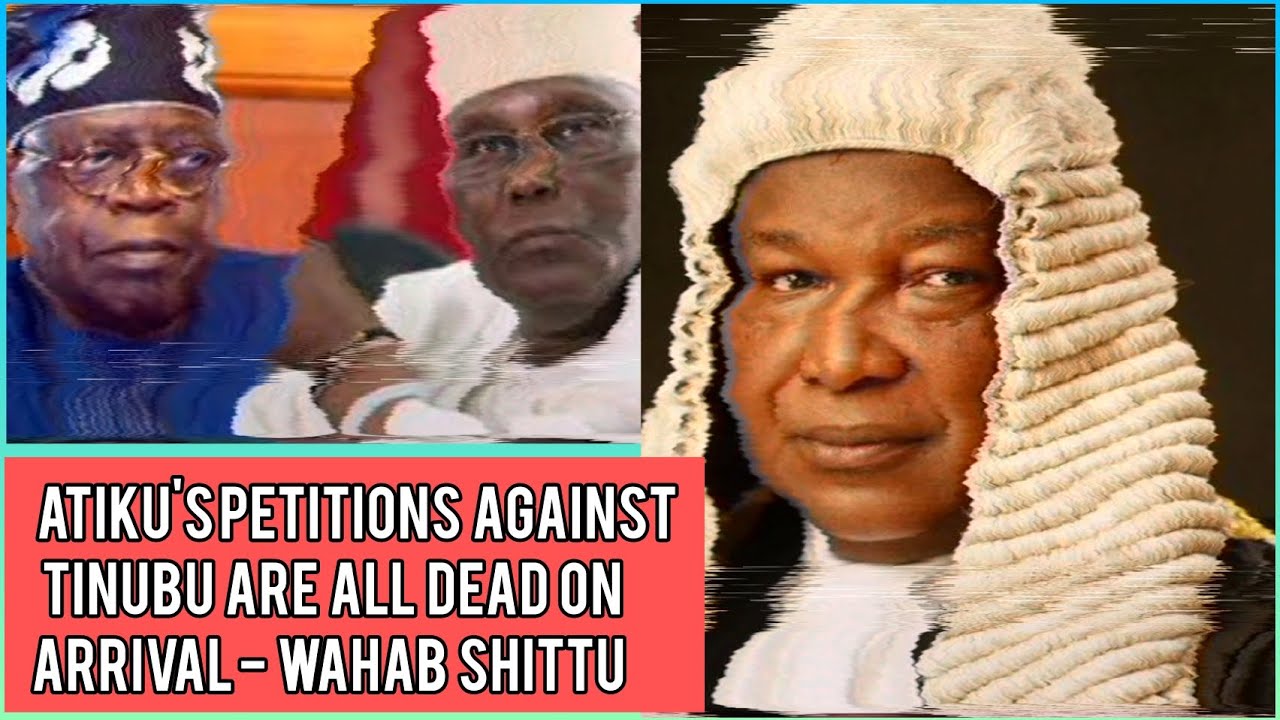 ATIKU'S PETITION AGAINST TINUBU IS OF NO EFFECT, HE REMAINS THE ...
