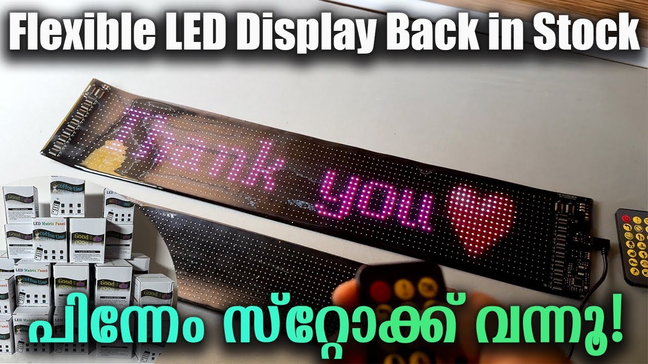Trending Flexible Matrix Display is back in stock | LED Matrix Display ...