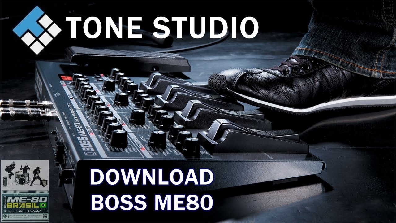 Tutorial download Tone Studio para Boss ME80 (passo a passo) - YouTube