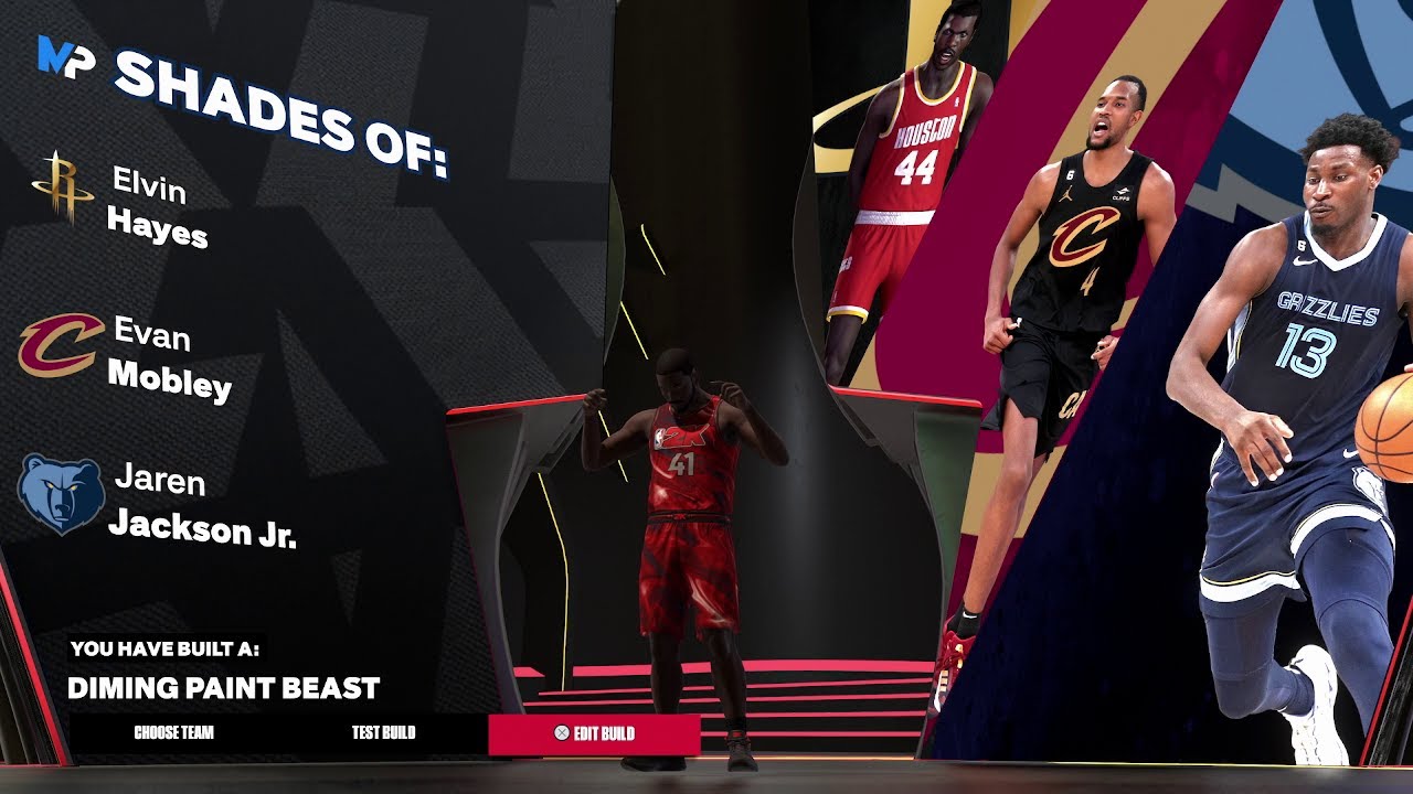 NBA 2K24 RARE BUILDS - DIMING PAINT BEAST - YouTube