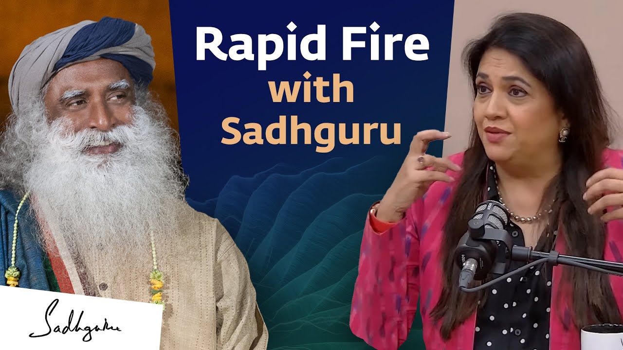 Rapid Fire with Sadhguru | Smita Prakash, ANI - YouTube