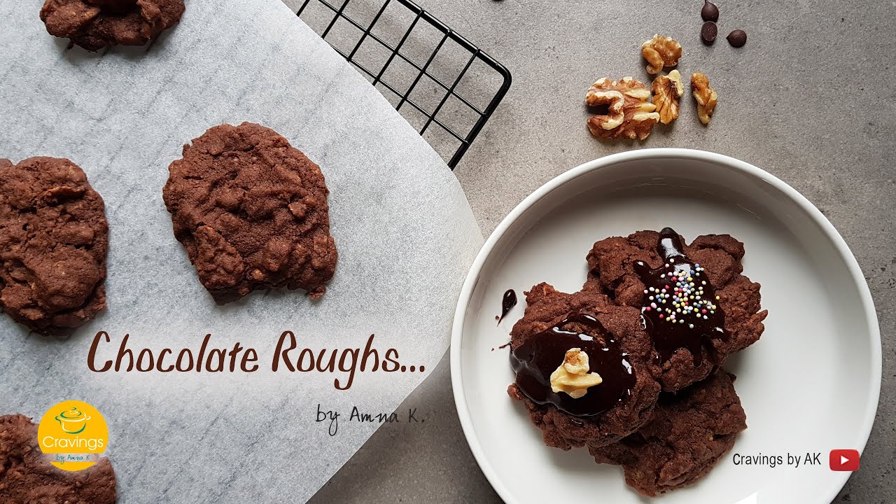 Chocolate Rough Classic Cookies Recipe | Four-ingredients and your ...