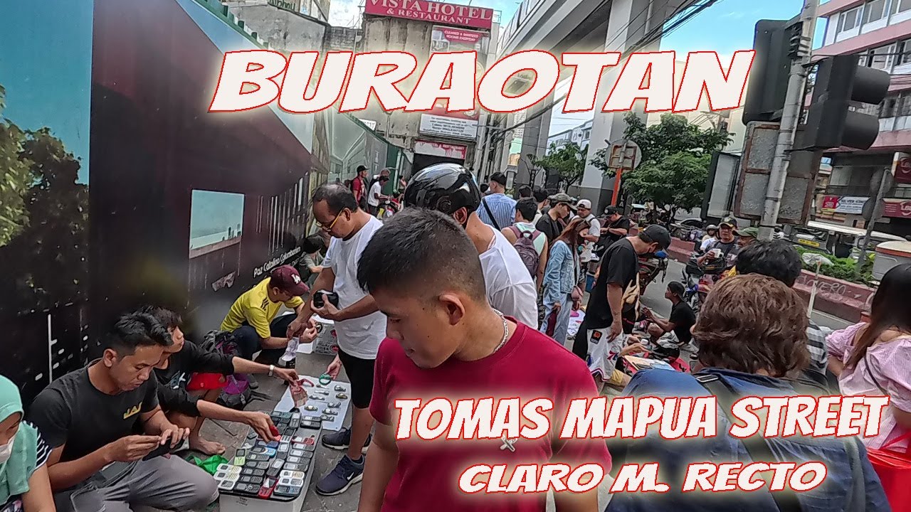 BURAOTAN LATAGAN SA TOMAS MAPUA STREET CLARO M RECTO - YouTube