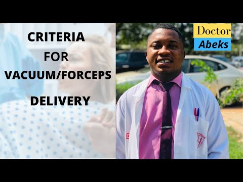 Mnemonic:  Criteria for Vacuum/Forceps Delivery