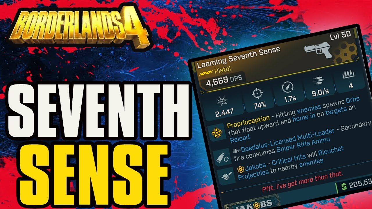 Borderlands 4 | Seventh Sense Legendary Weapon Guide! HUGE BUFF! - YouTube