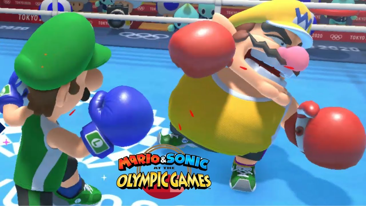 Mario & Sonic At The Olympic Games Tokyo 2020 Event Boxing Gameplay ...