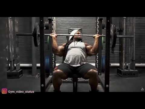 Black Guy In Gym Workout Bodybuilding