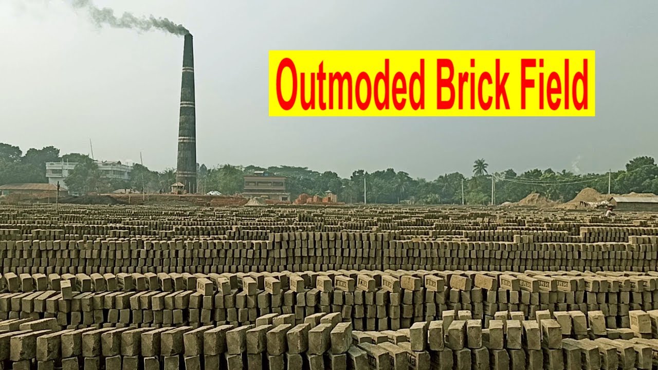 Outmoded Brick Field | Making A Huge Amount Of Clay Bricks By Outmoded ...
