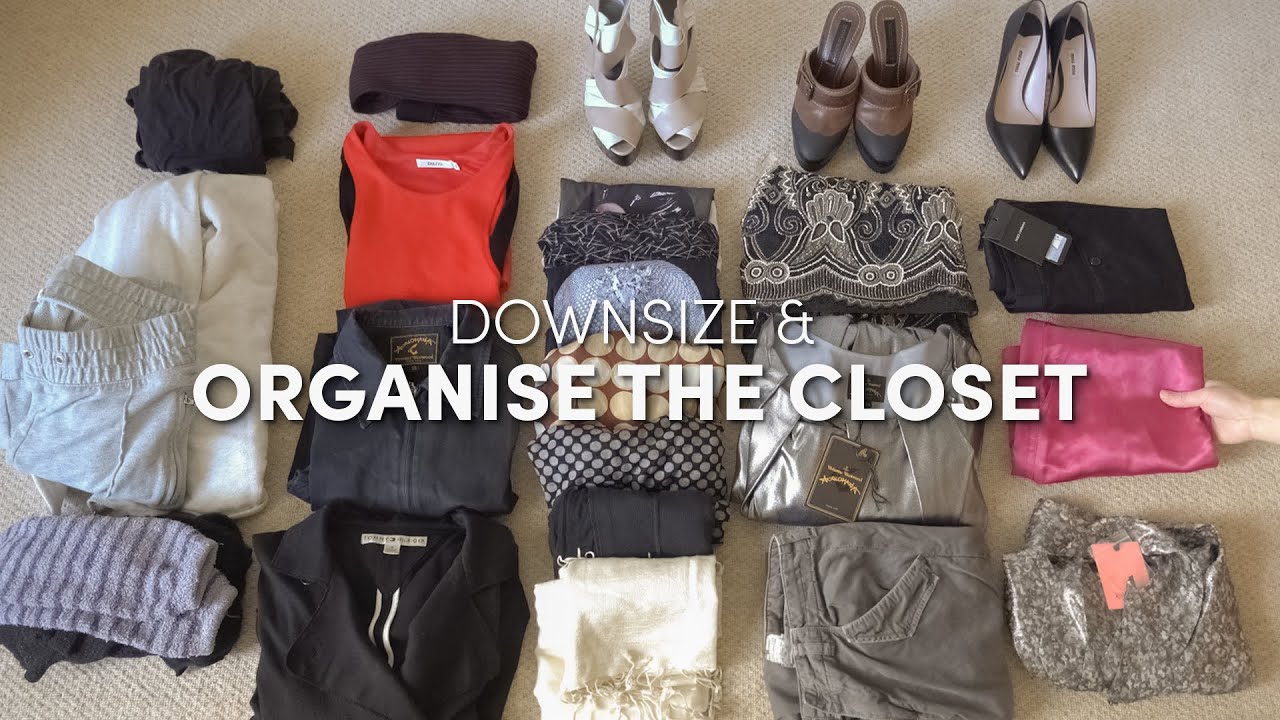 Declutter Your Wardrobe Like a Minimalist in 3 Easy Steps | Realistic Closet Downsizing - YouTube