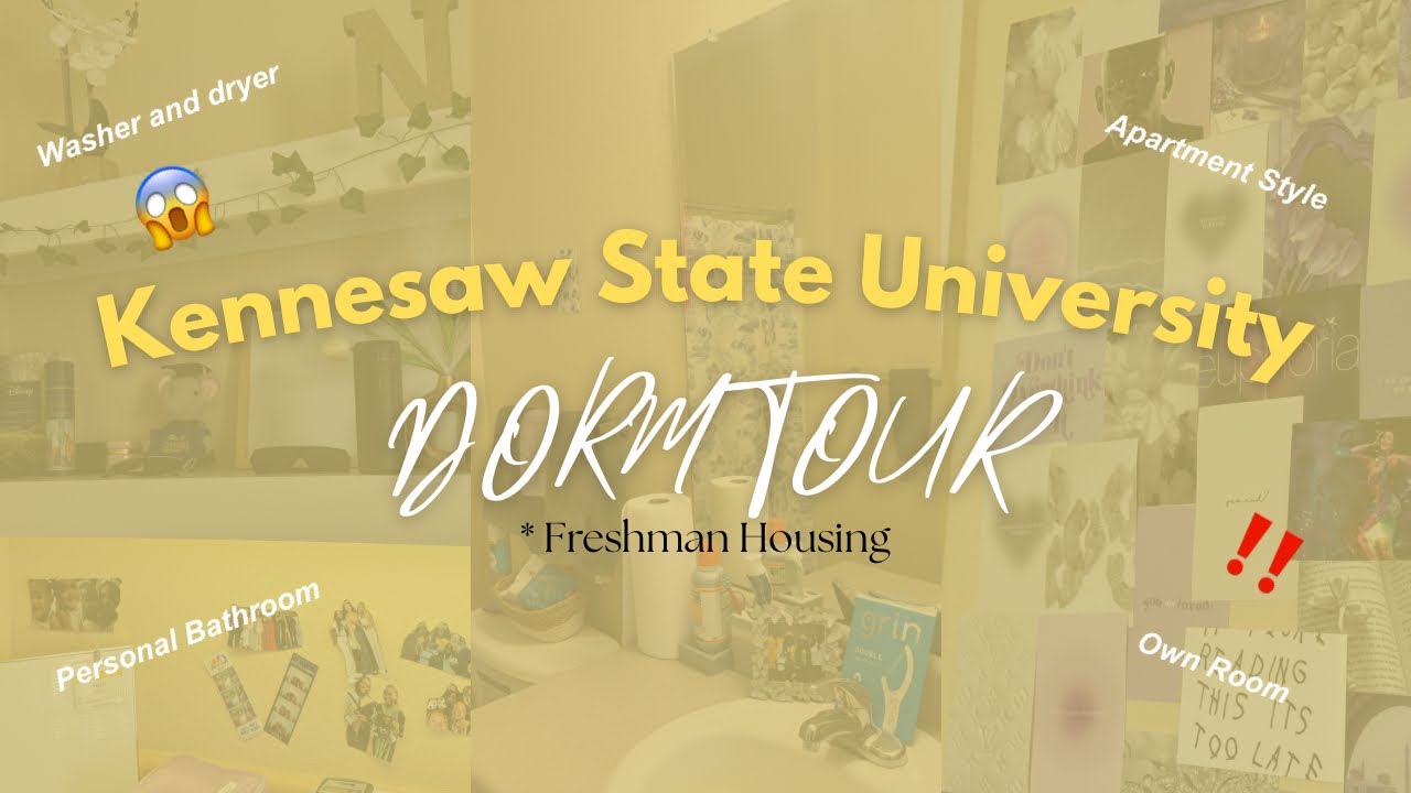 KSU Dorm Tour 2024| University Village Apartments| freshman living ...