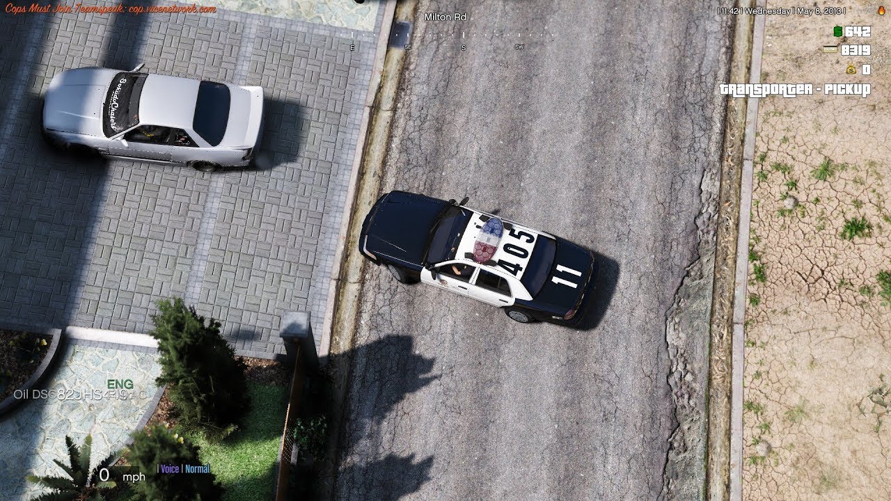 Running From the Cops (FiveM RP) - YouTube