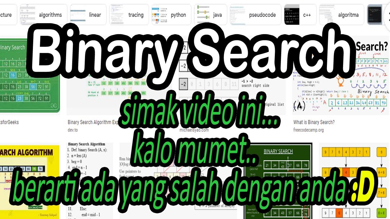 Binary Search Youtube