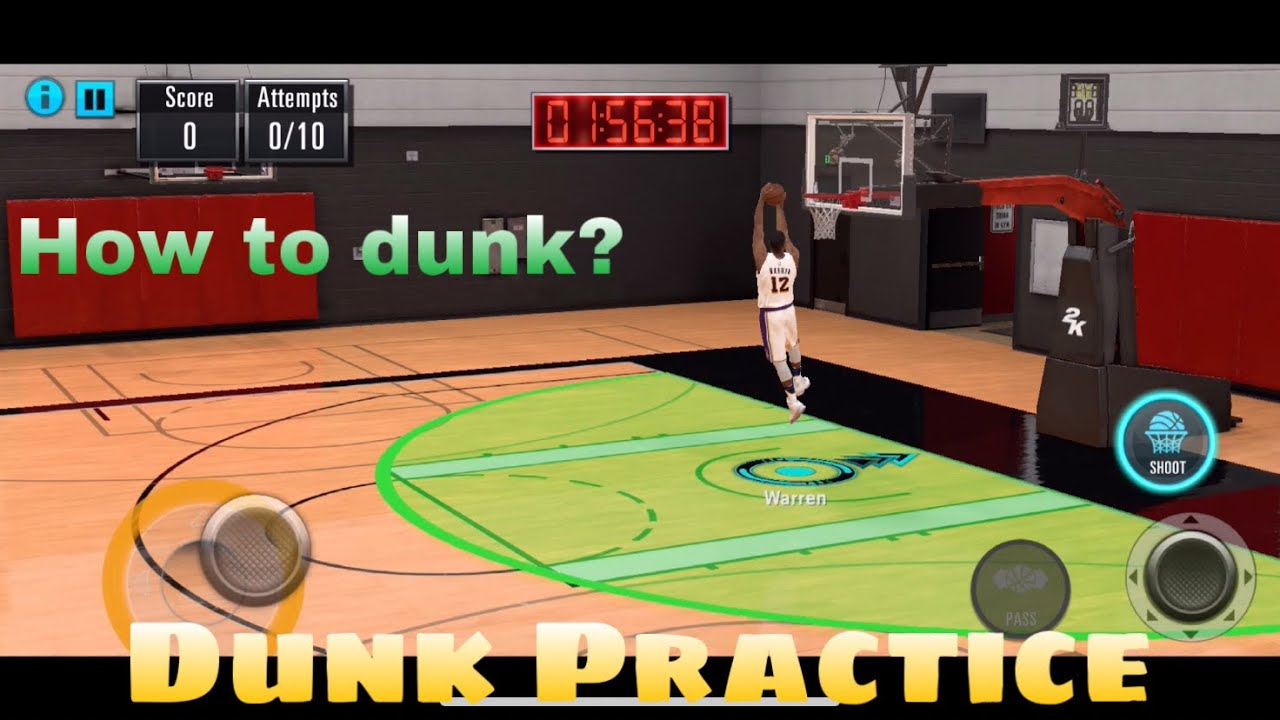 NBA 2K MOBILE DRILL: Dunk Practice | Gameplay | Rookie TV - YouTube