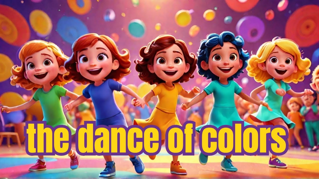 The Dance of Colors 💙💜 Color for Kids Karaoke 🍄☁️🌸 - YouTube