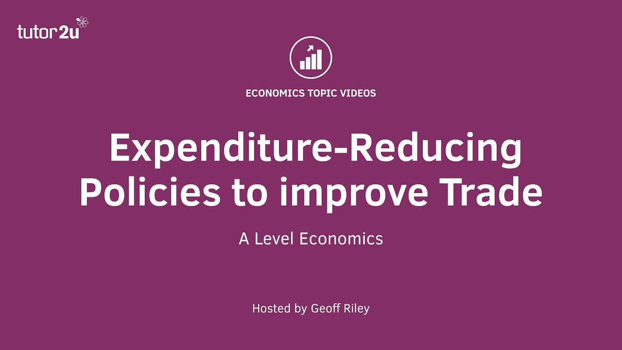Balance of Payments - Expenditure-Reducing Policies I A Level and IB ...