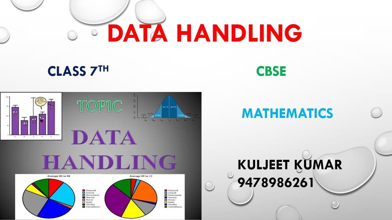 #CBSE #NCERT DATA HANDLING FOR CLASS 7TH MATHEMATICS (CHAPTER 3) - YouTube