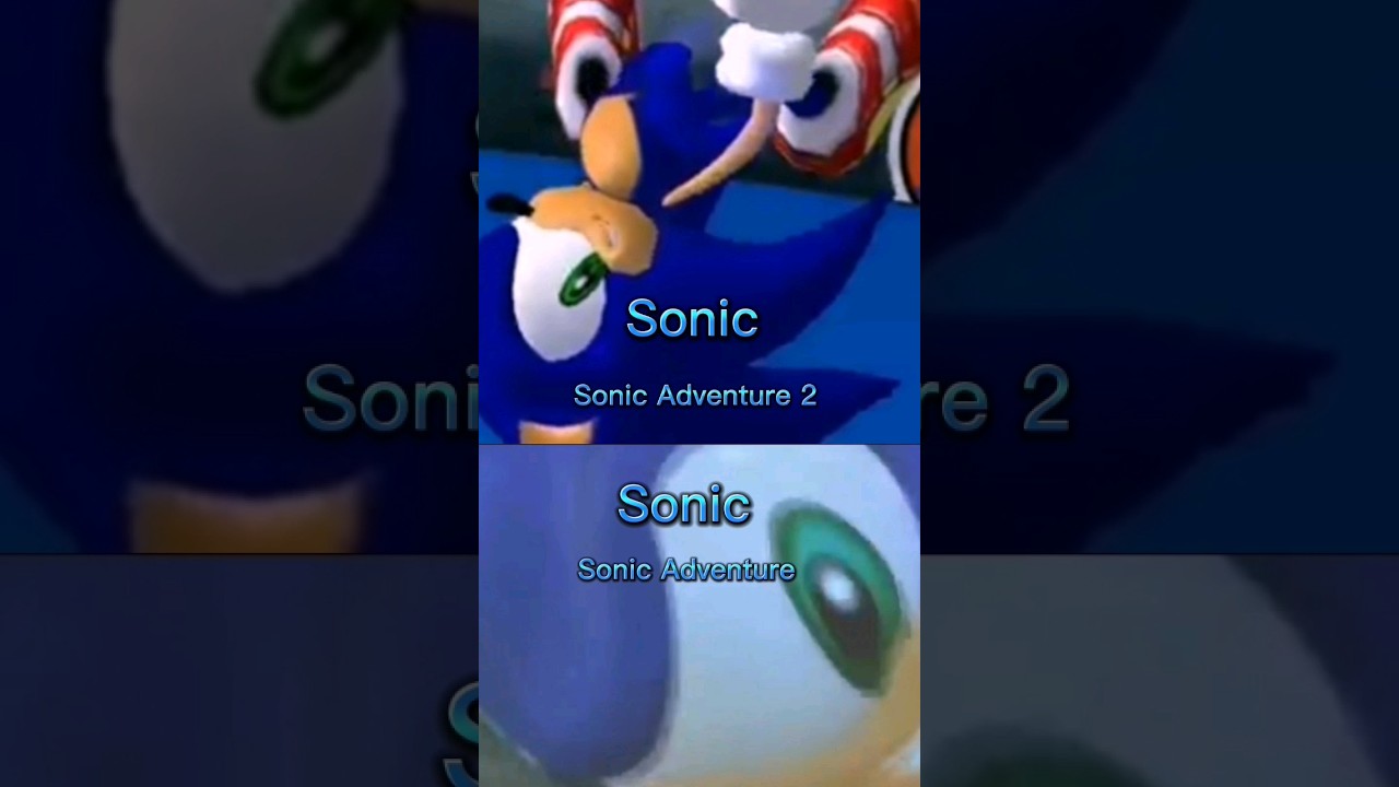 Sa1 Sonic vs Sa2 Sonic #sonic #sonicadventure #sonicadventure2 #game # ...