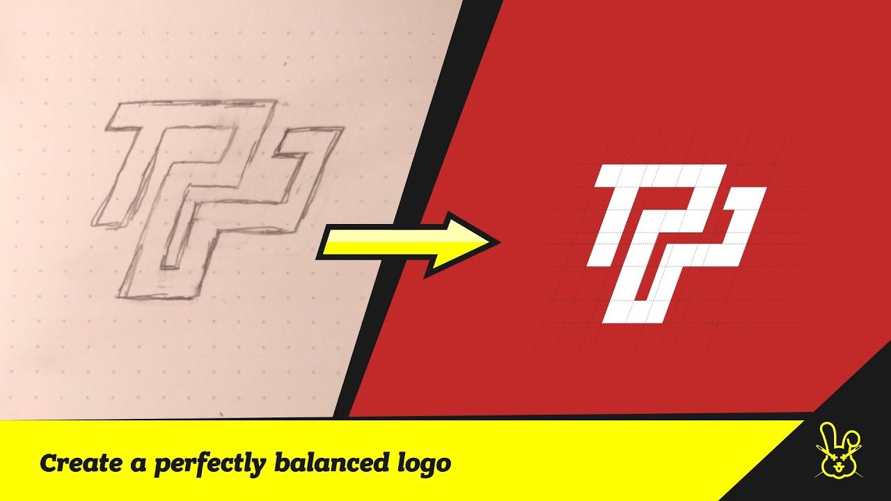 Creating a perfectly balanced logo | Using grid system | CorelDraw ...