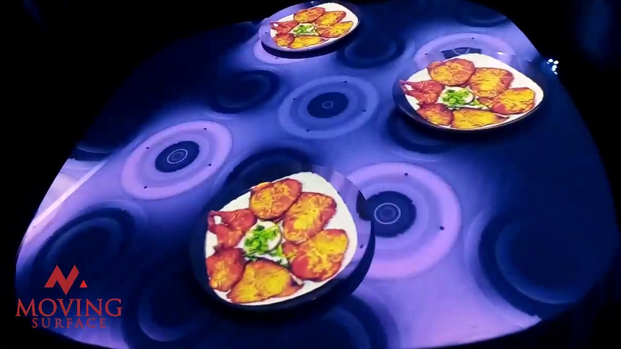 Projection Mapping on Table for Events, Restuarants & Bars - YouTube