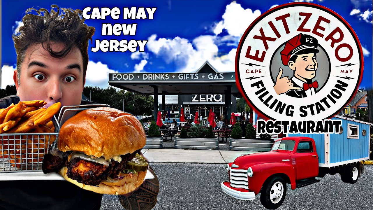 Cape May Nj Delicious Exit Zero Filling Station Outside Restaurant ...