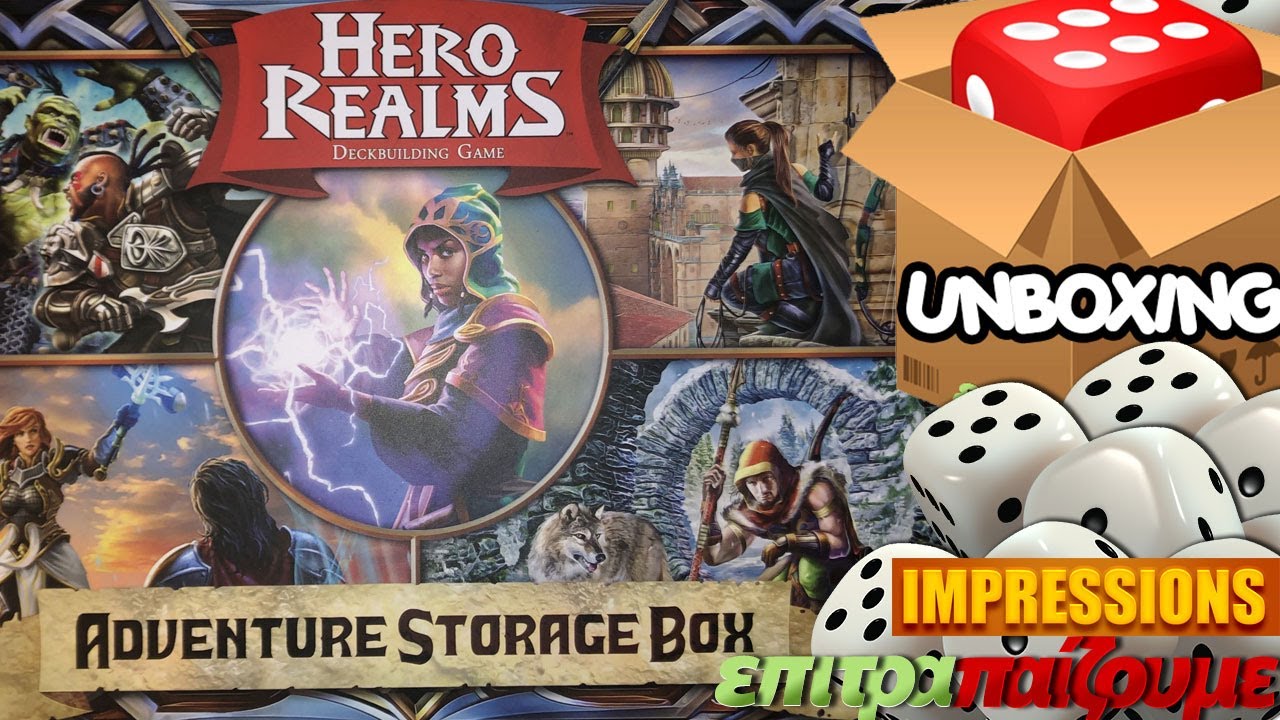 Hero Realms Adventure Storage Box - Unboxing & Impressions by ...