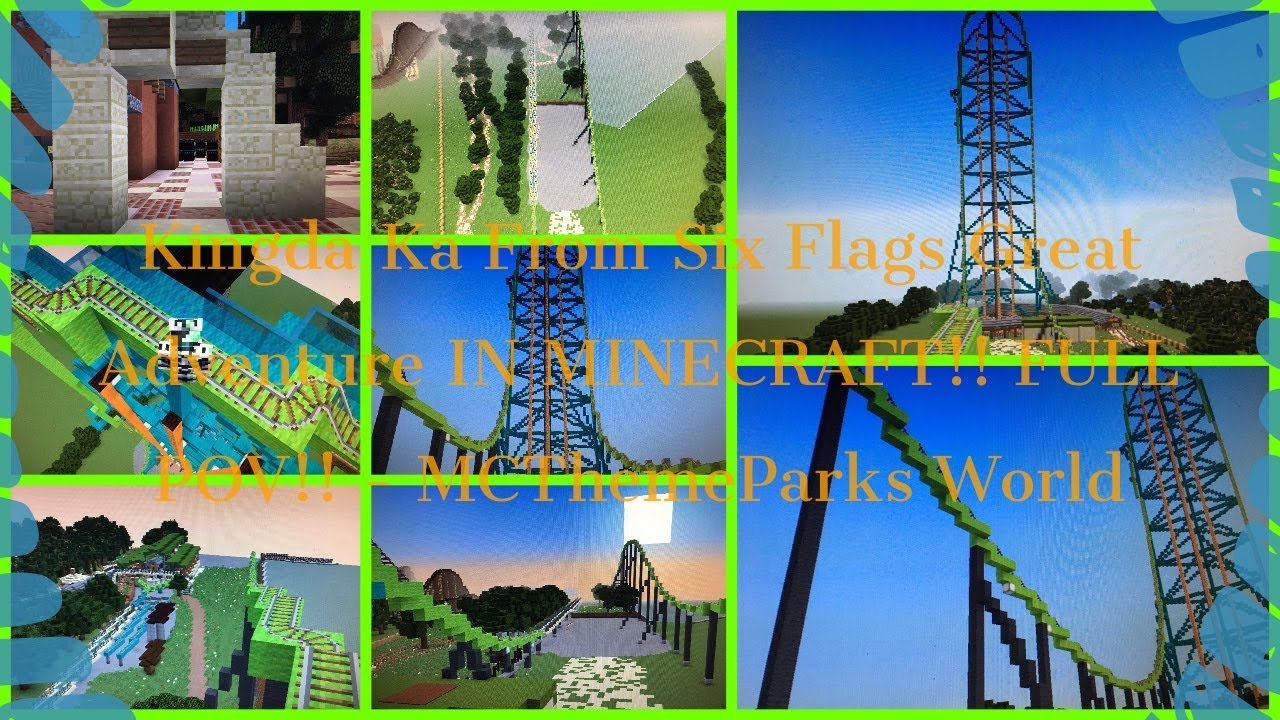Kingda Ka From Six Flags Great Adventure IN MINECRAFT!! FULL POV ...