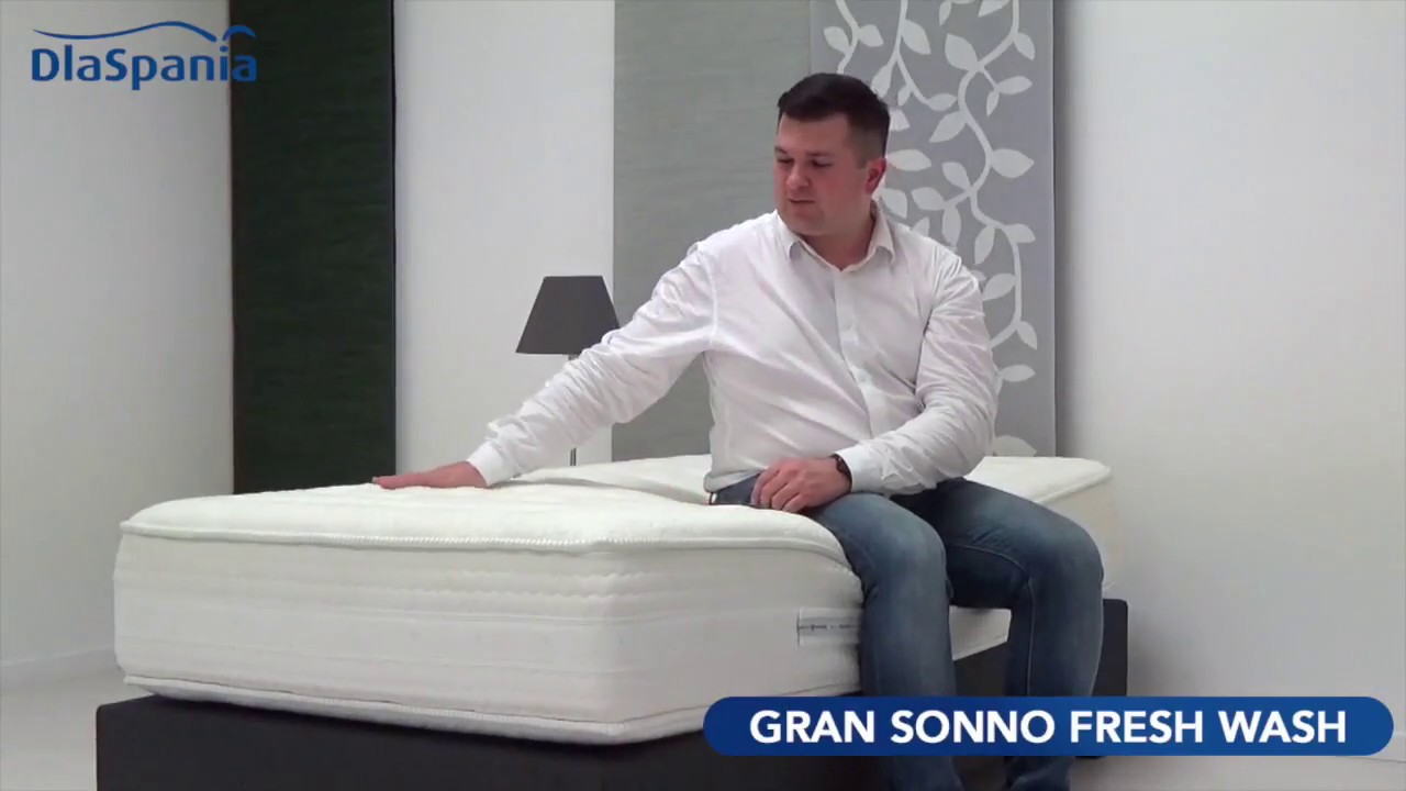 DlaSpania - Materac PerDormire Gran Sonno Fresh Wash 3.0 - prezentacja - YouTube